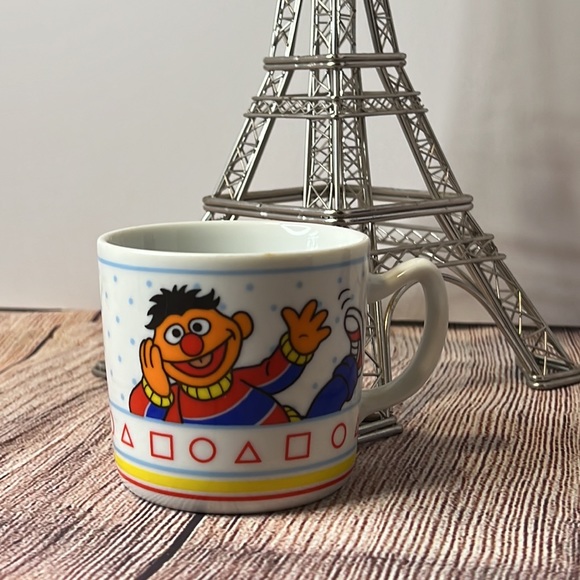 Dining | Vintage Ernie And Bert Cup Sesame Street Circa 198s | Poshmark